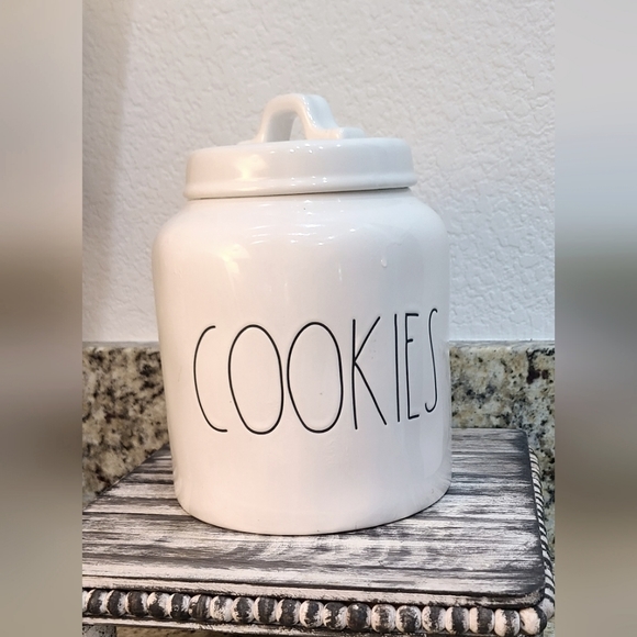 Rae Dunn | Kitchen | Rae Dunn Cookies Canister Jar Artisan Collection ...